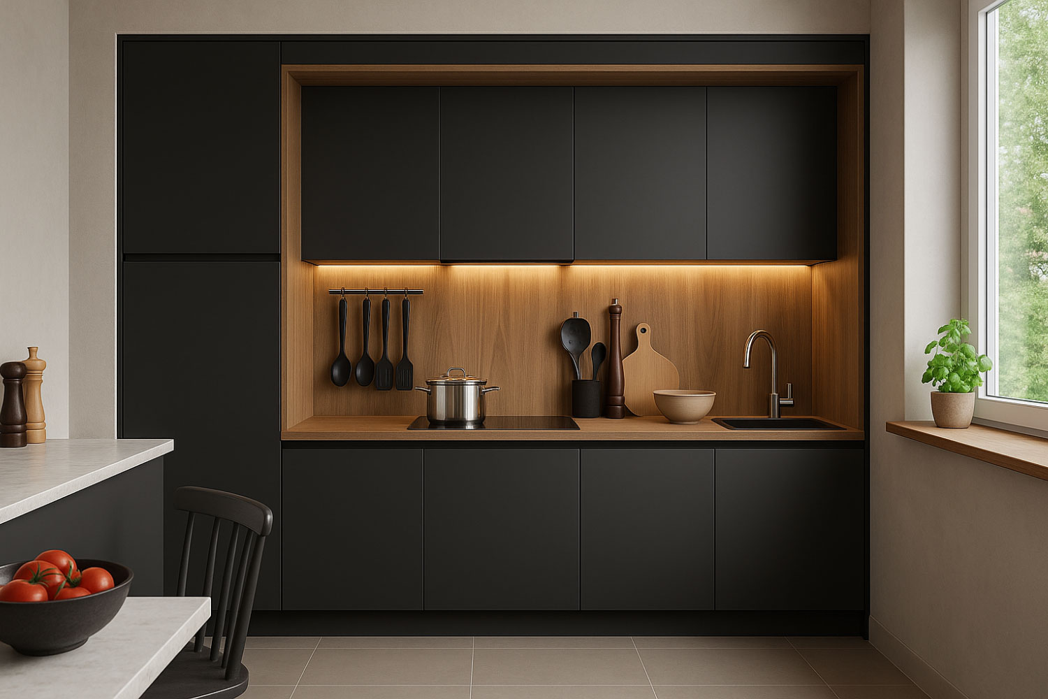 Tủ bếp TBP-008 - BLUEWOOD