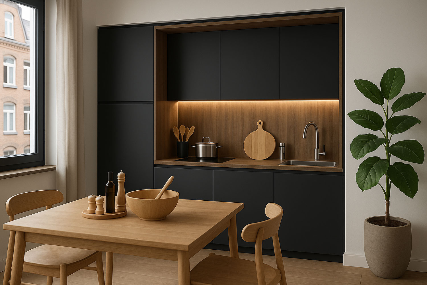 Tủ bếp TBP-008 - BLUEWOOD